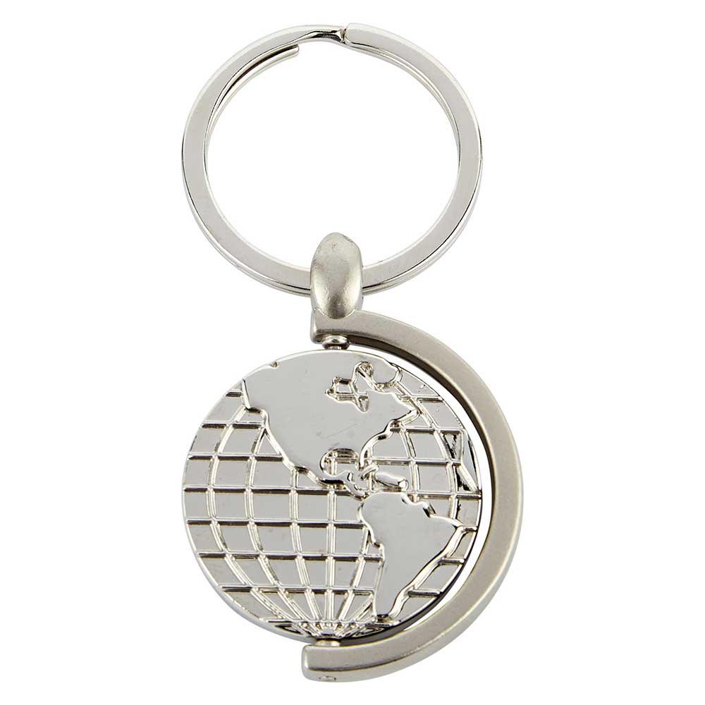 Aspire Globe Keyring — Empire Medals