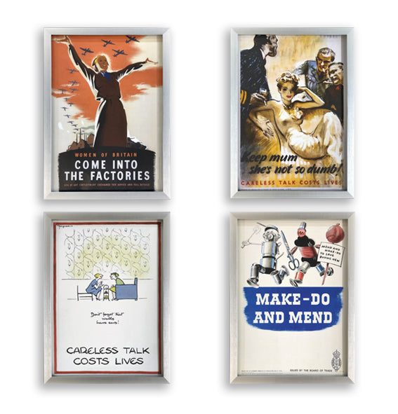 WW2 Iconic Posters Set of 4 – Empire Medals