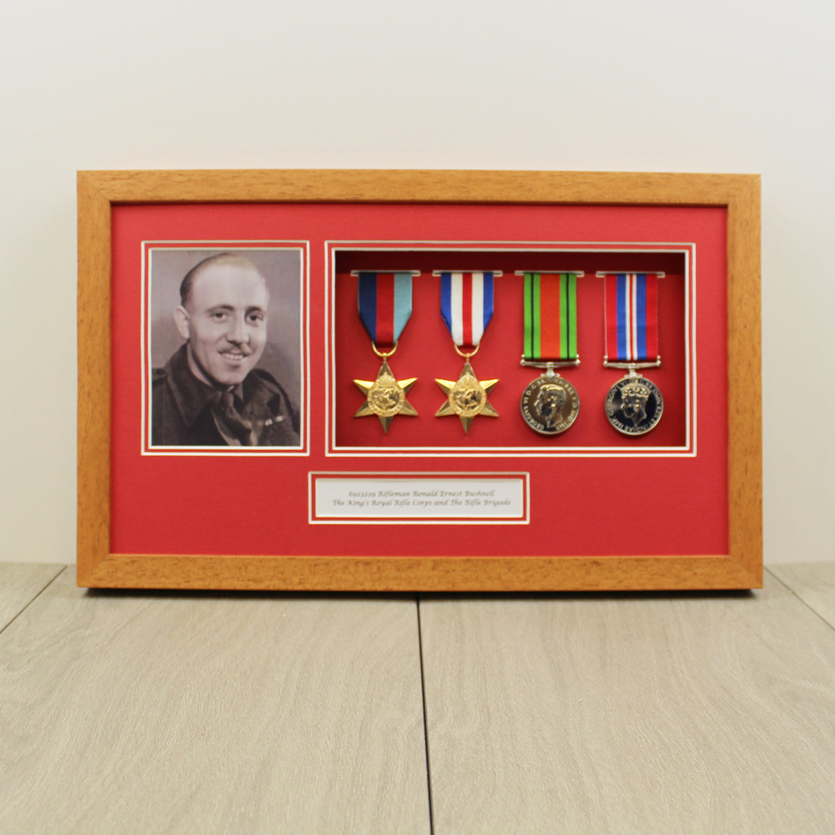 Frame for 4 Medals and a Photograph — Empire Medals