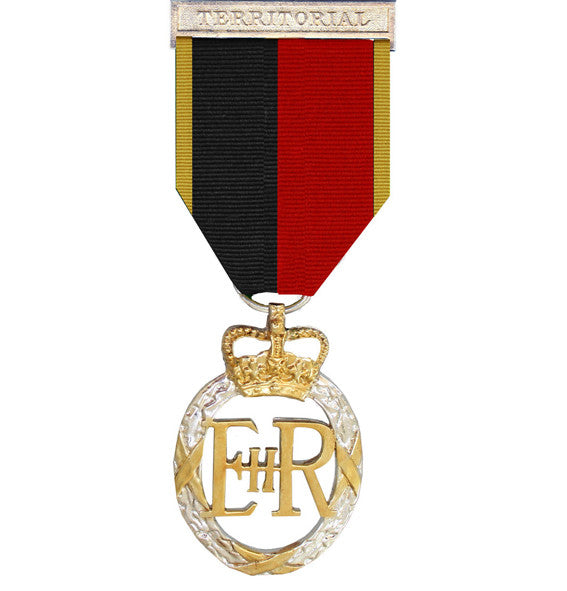 EFFICIENCY DECORATION 52 68 WITH HAC RIBBON — Empire Medals