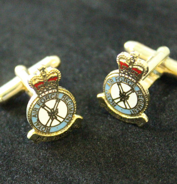 RAF Regiment Cufflinks — Empire Medals
