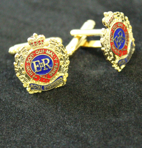 Royal Engineers Cufflinks — Empire Medals